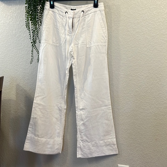 J. Crew | Pants & Jumpsuits | J Crew Linencotton Blend Wide Leg ...
